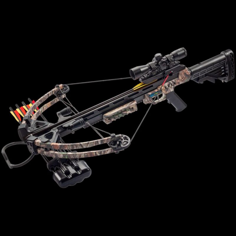 Man Kung Stalker Compound Crossbow Foliage Camo - 185 LBS/370 FPS ...